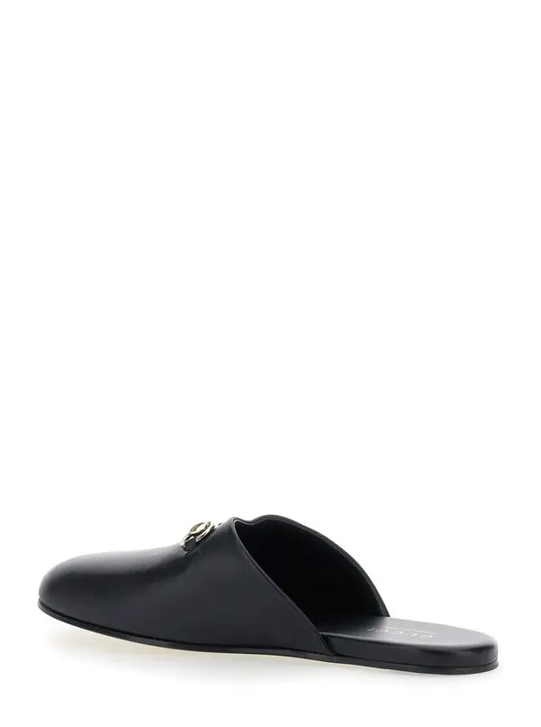 Gucci Smooth Leather Horsebit Mule