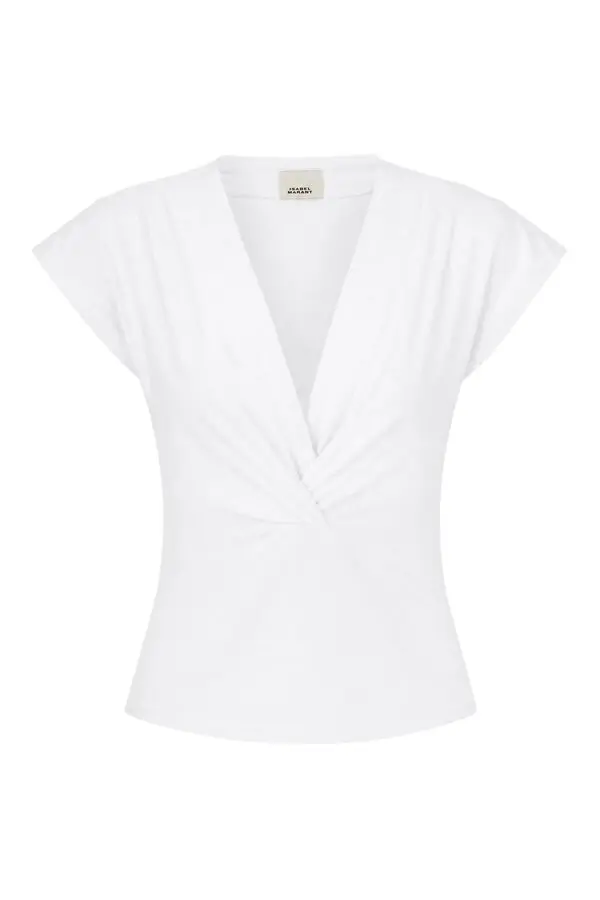 Isabel Marant Étoile V-neck Cap Sleeve Top