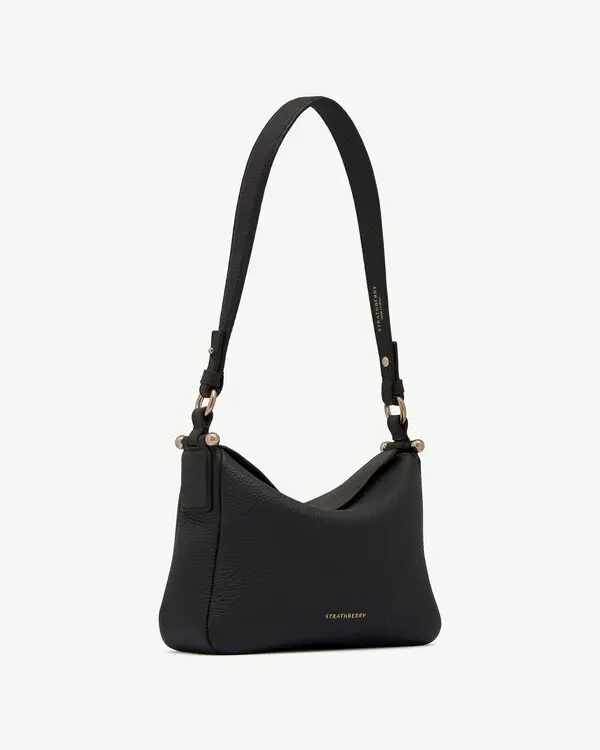 Strathberry Sway Shoulder Bag - Black