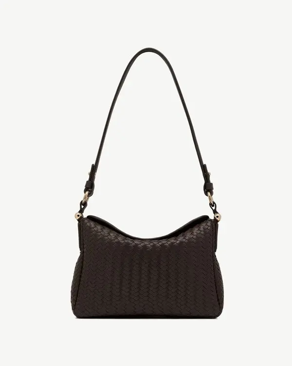 Strathberry Sway Leather Shoulder Bag - Brown