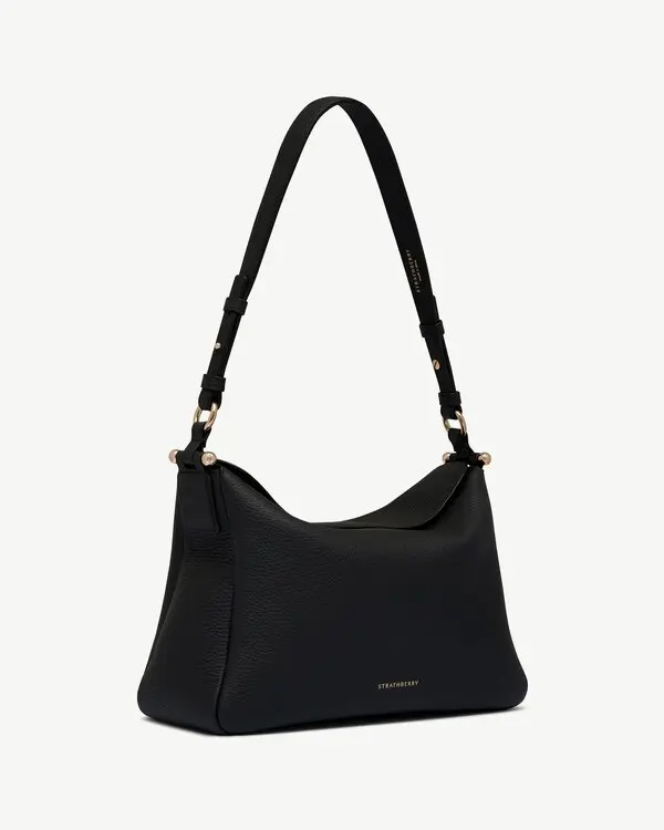 Strathberry Sway Maxi Shoulder Bag - Black