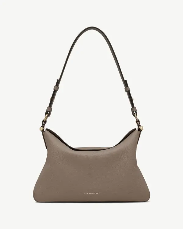 Strathberry Sway Maxi Shoulder Bag - Grey