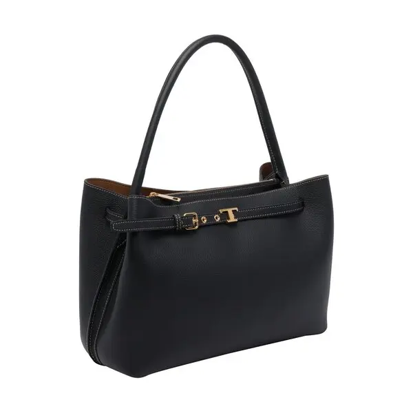 TOD'S Small T Signature Leather Handbag