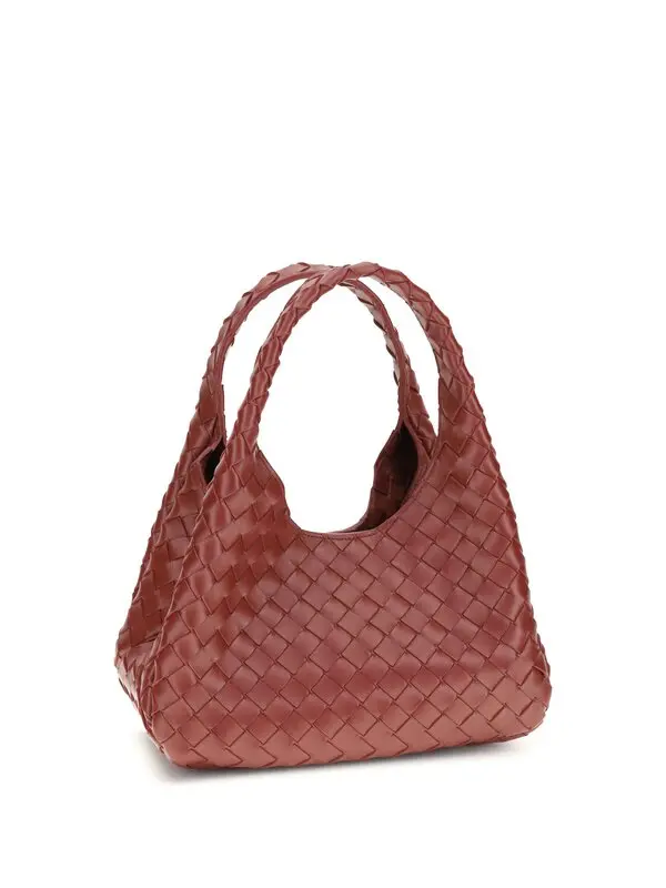 Bottega Veneta Campana Shoulder Bag - Red