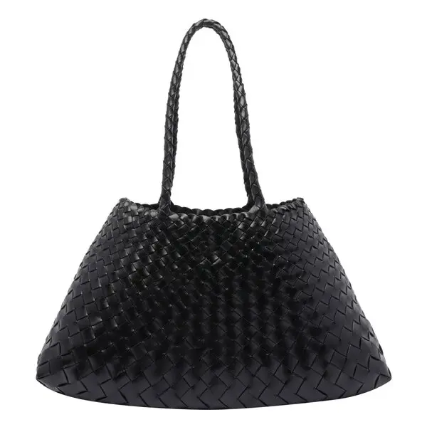 Dragon Diffusion Big Santa Croce Shoulder Bag - Black