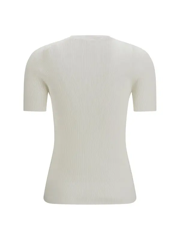 Fendi Short-sleeve Cotton Sweater