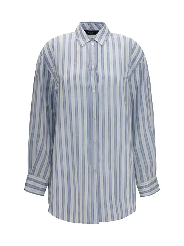 Gucci Baiadera Silk Jacquard Shirt