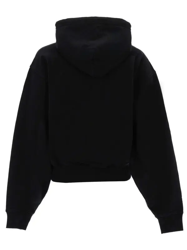 Alexander Wang Felpa Con Zip E Cappuccio
