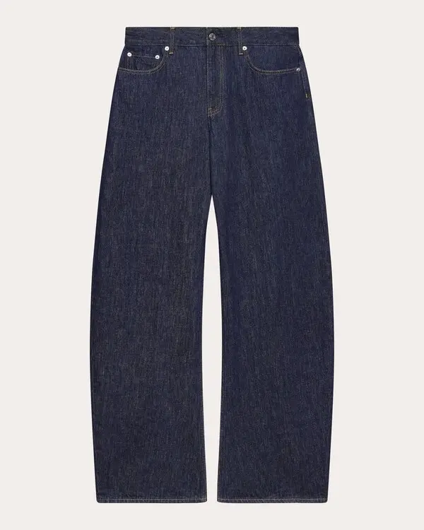 Helmut Lang Mid-rise Saddle Jeans