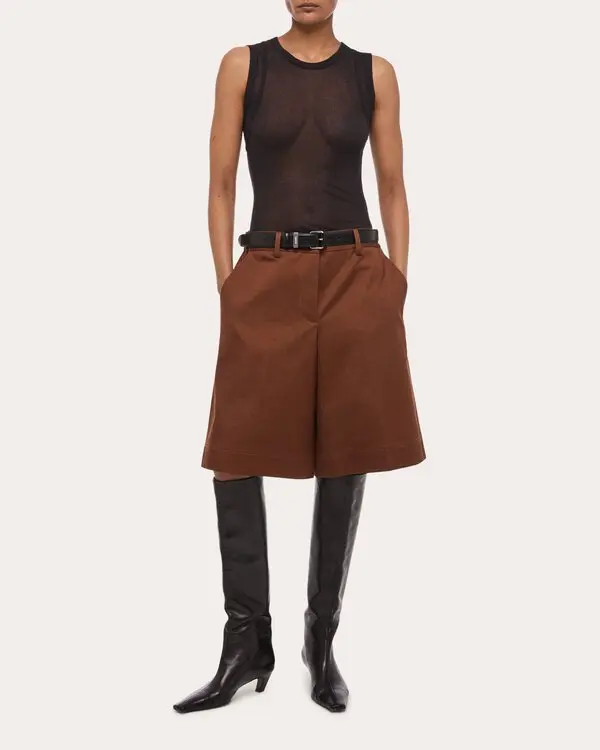Helmut Lang Chino Twill Utility Shorts