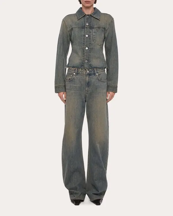 Helmut Lang Relaxed Bootcut Jeans