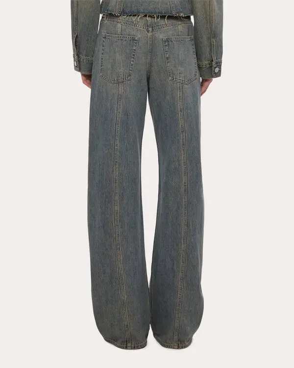 Helmut Lang Relaxed Bootcut Jeans