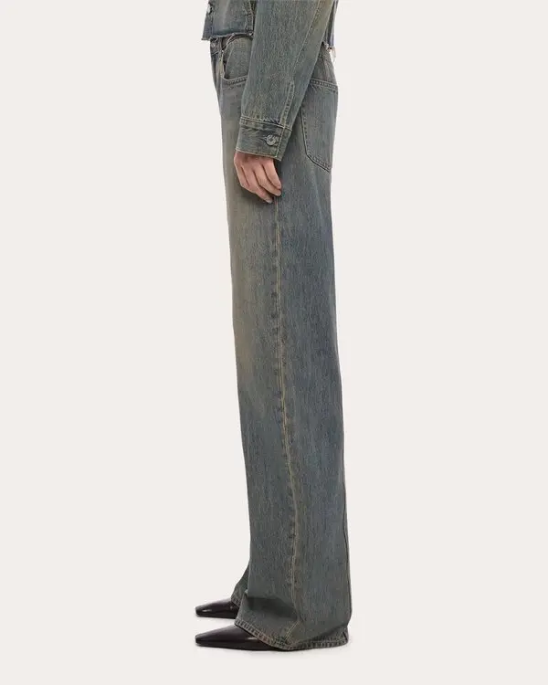 Helmut Lang Relaxed Bootcut Jeans