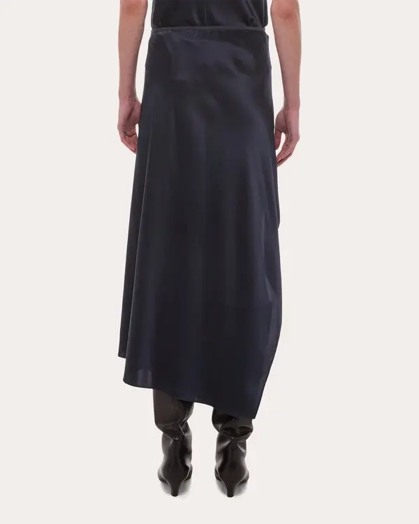 Helmut Lang Silk Handkerchief Slip Skirt