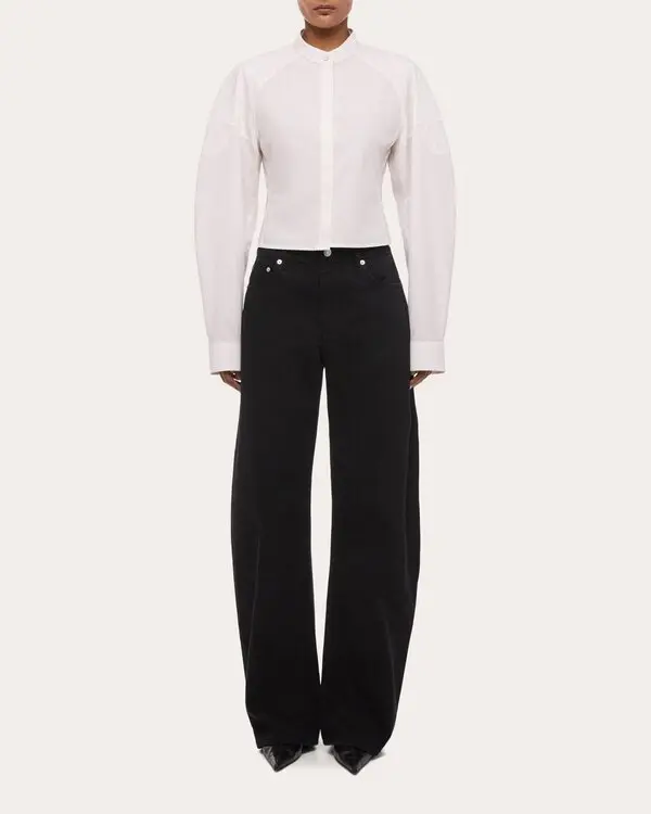 Helmut Lang Mid-rise Saddle Jeans