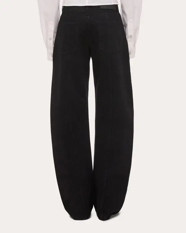 Helmut Lang Mid-rise Saddle Jeans