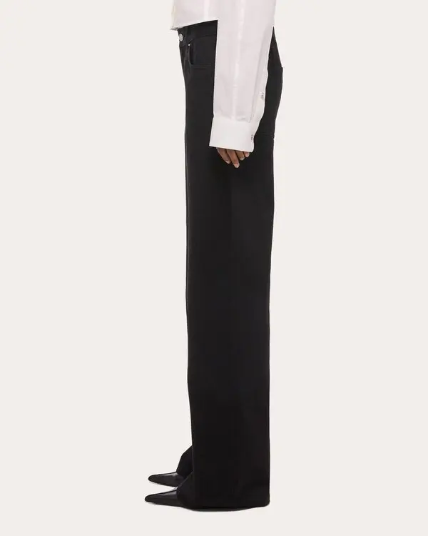 Helmut Lang Mid-rise Saddle Jeans