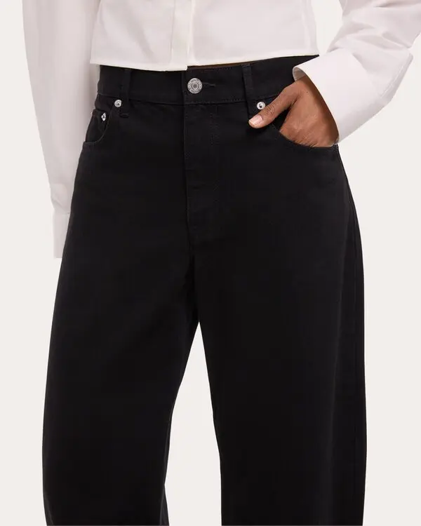 Helmut Lang Mid-rise Saddle Jeans