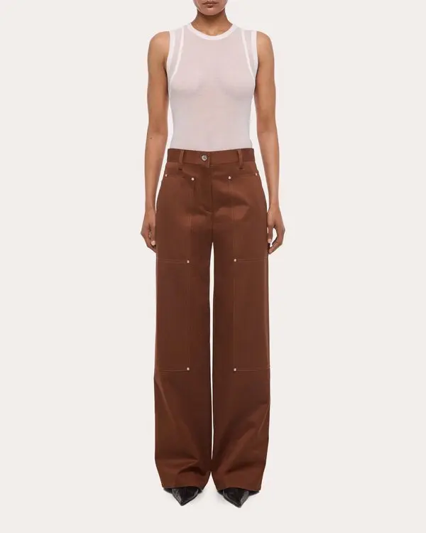 Helmut Lang Chino Twill Rivet Carpenter Pants