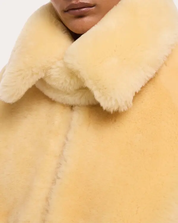 Helmut Lang Shearling Bomber Jacket