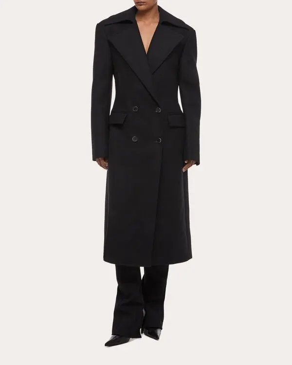 Helmut Lang Sculptural Twill Coat