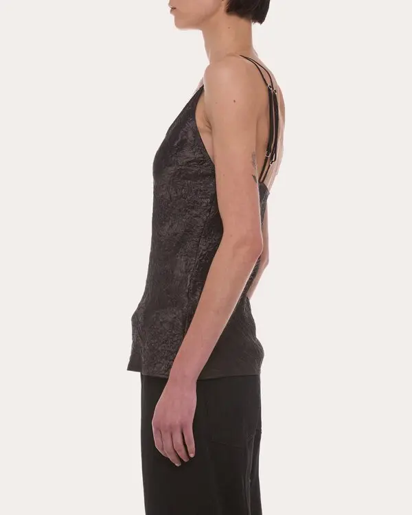 Helmut Lang Crinkle Slip Tank Top