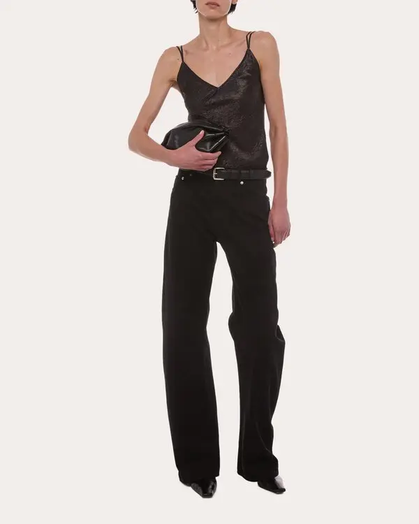 Helmut Lang Crinkle Slip Tank Top