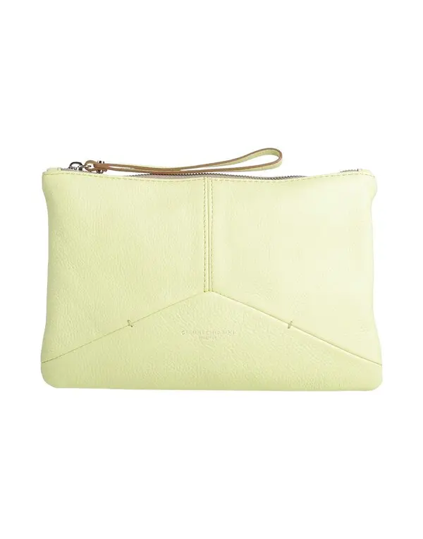 GIANNI CHIARINI Pebbled Leather Clutch