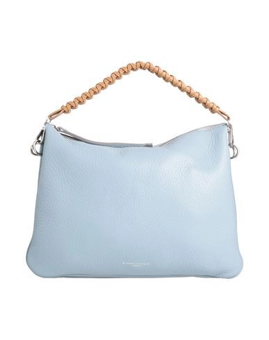 GIANNI CHIARINI Pebbled-leather Handbag - Blue