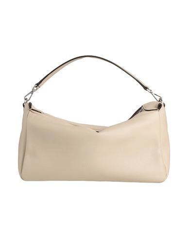 GIANNI CHIARINI Pebbled-leather Handbag - Beige