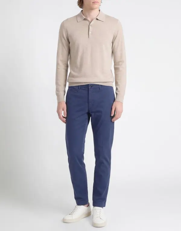 40WEFT Pants Size Cotton, Elastane - Navy