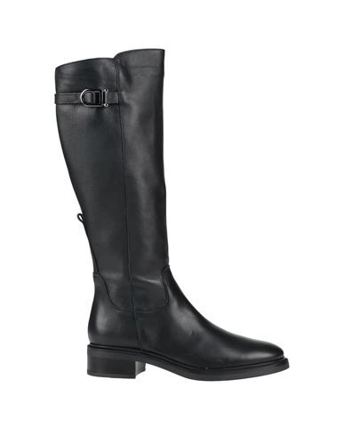DIVINE FOLLIE Leather Knee High Boots - Black
