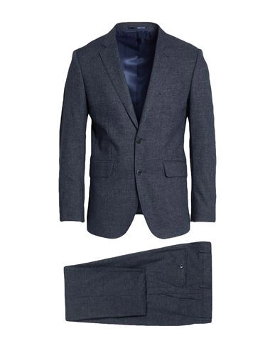 HACKETT Suit Size Linen, Polyester, Elastane