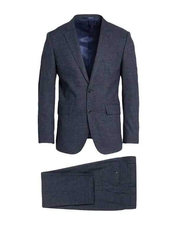 HACKETT Suit Size Linen, Polyester, Elastane