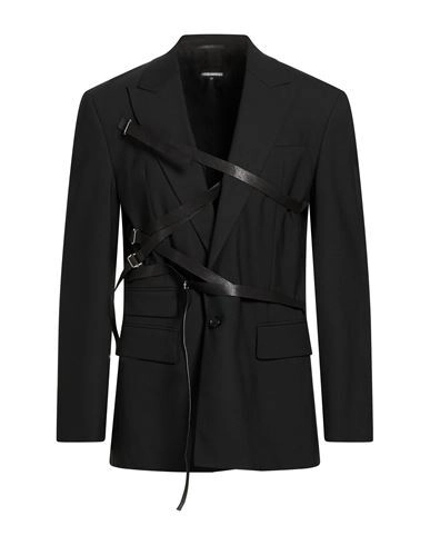 Dsquared2 Blazer Size Polyester, Virgin Wool, Elastane, Calfskin