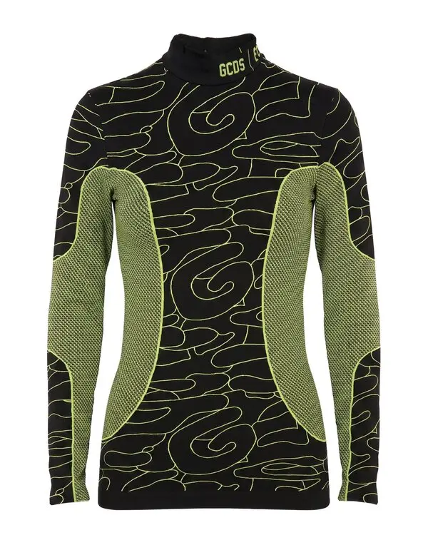 GCDS X WOLFORD Polyamide Elastane T-shirt