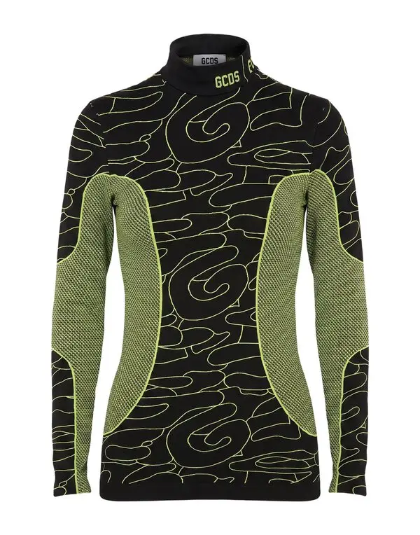 GCDS X WOLFORD Polyamide Elastane T-shirt