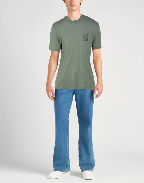 Armani Exchange T-shirt Size Cotton - Sage Green