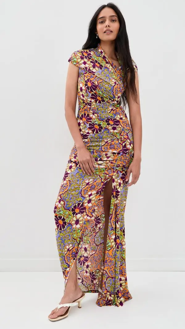 ALEMAIS Joanna Midi Dress