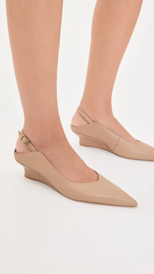 Intentionally Blank Lift Wedge Heels