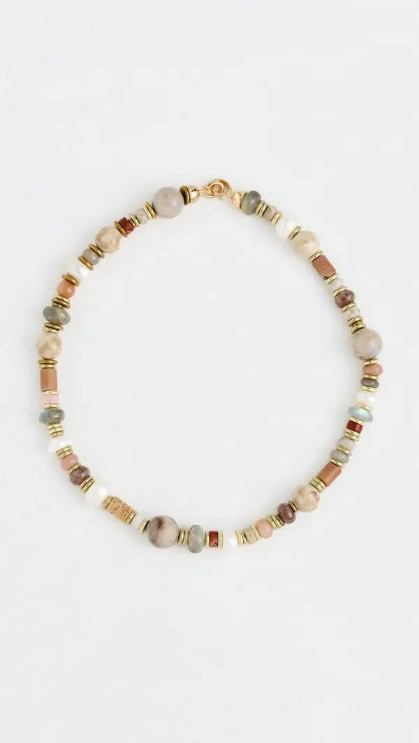 Shashi Joe Smooth Gemstone Necklace