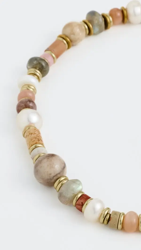 Shashi Joe Smooth Gemstone Necklace