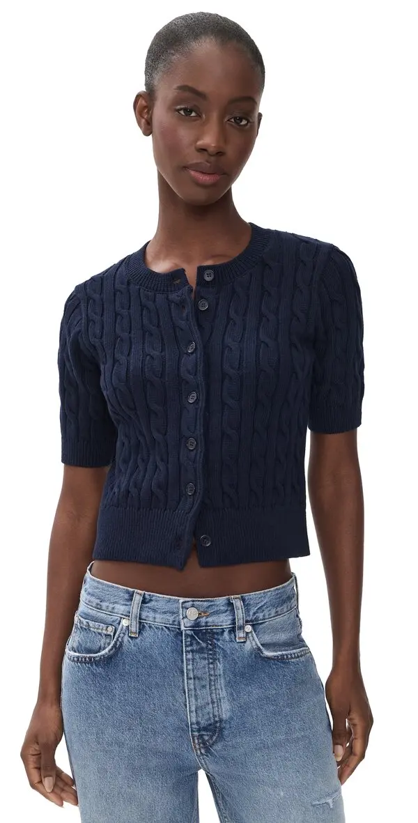 FAVORITE DAUGHTER The Cafe Cable Cardigan