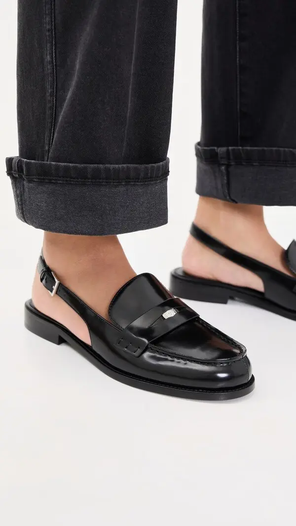 Tory Burch Classic Penny Slingback Loafers