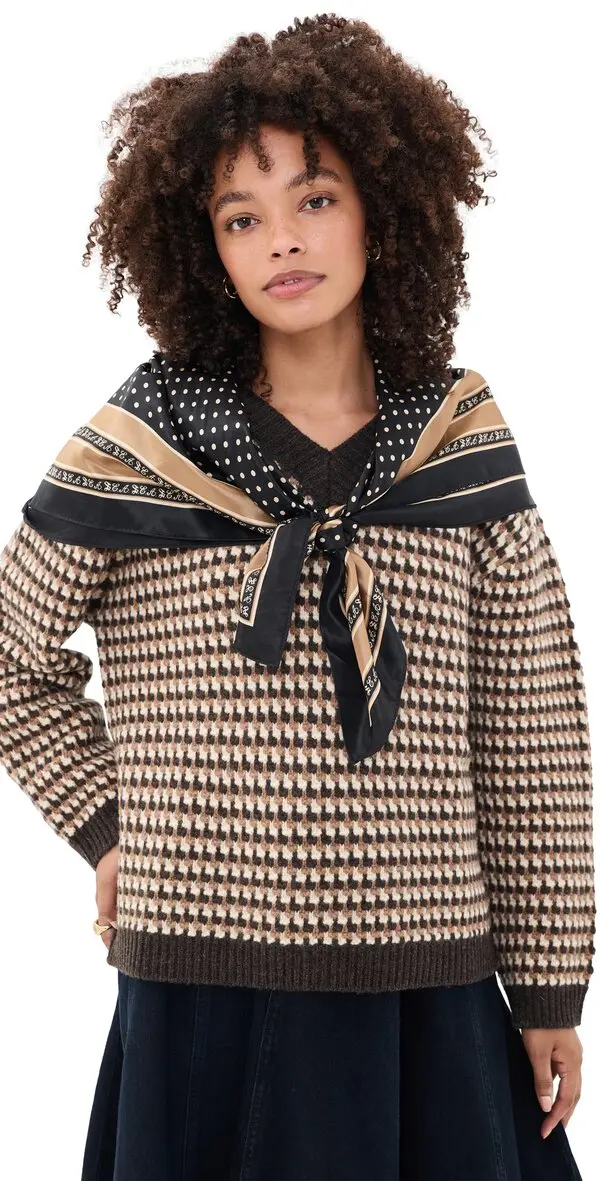 Sea Declan V Neck Wool Sweater