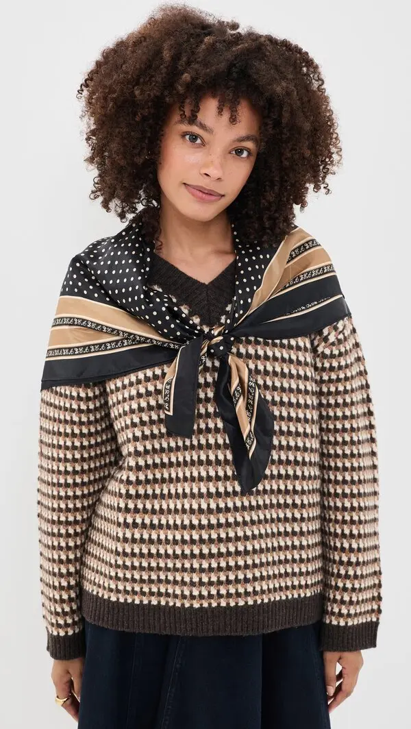 Sea Declan V Neck Wool Sweater