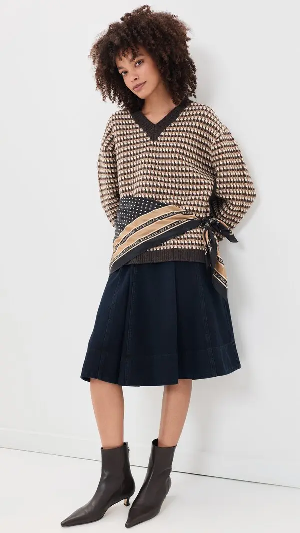Sea Declan V Neck Wool Sweater
