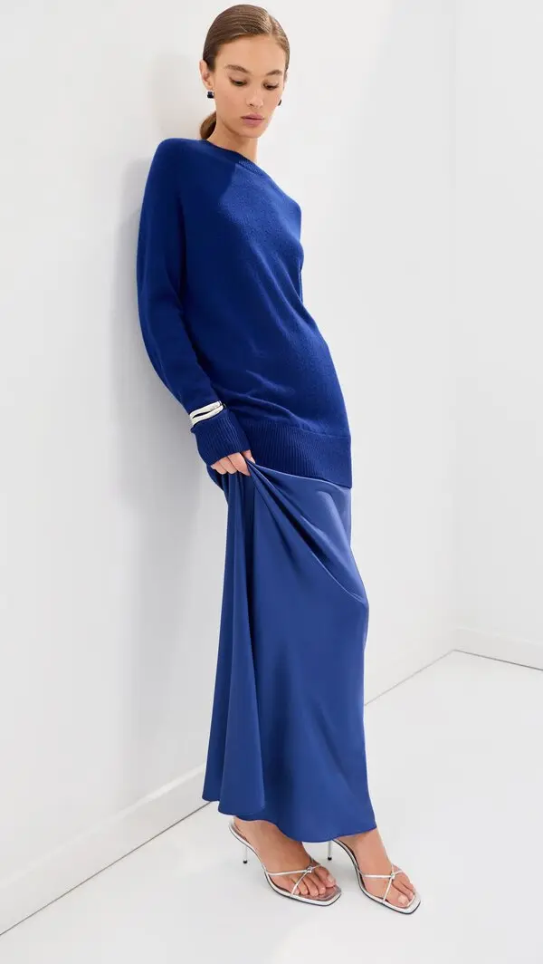 Christopher Esber Monument Long Silk Dress