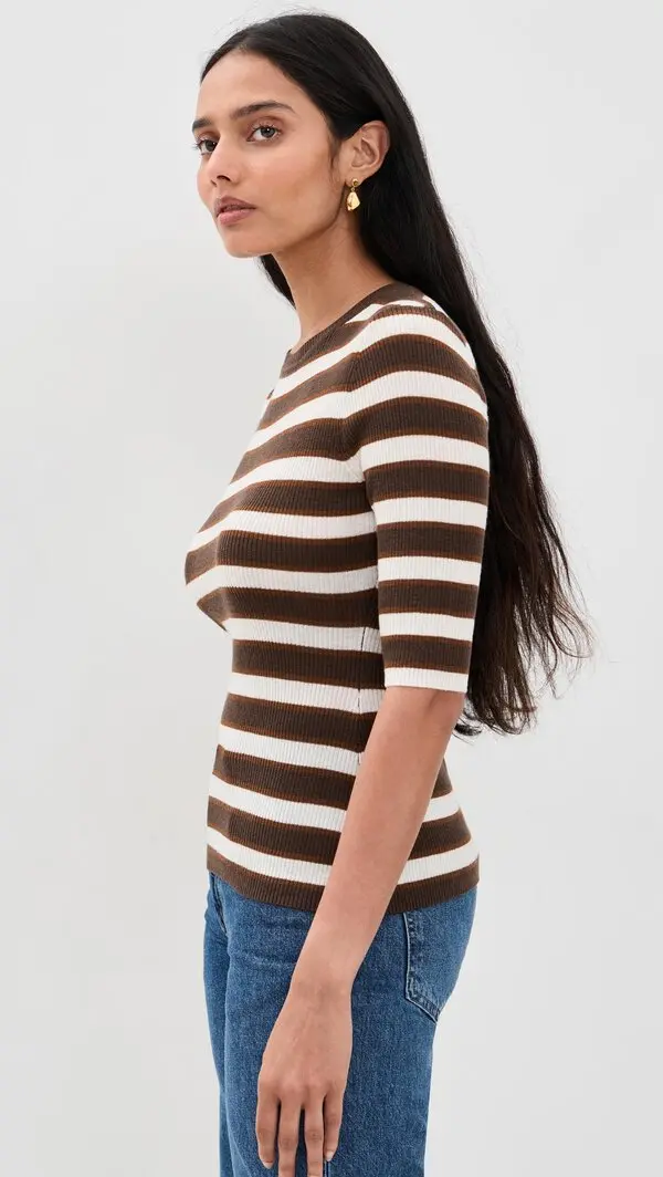 FAVORITE DAUGHTER The Amelia Crew Neck Top