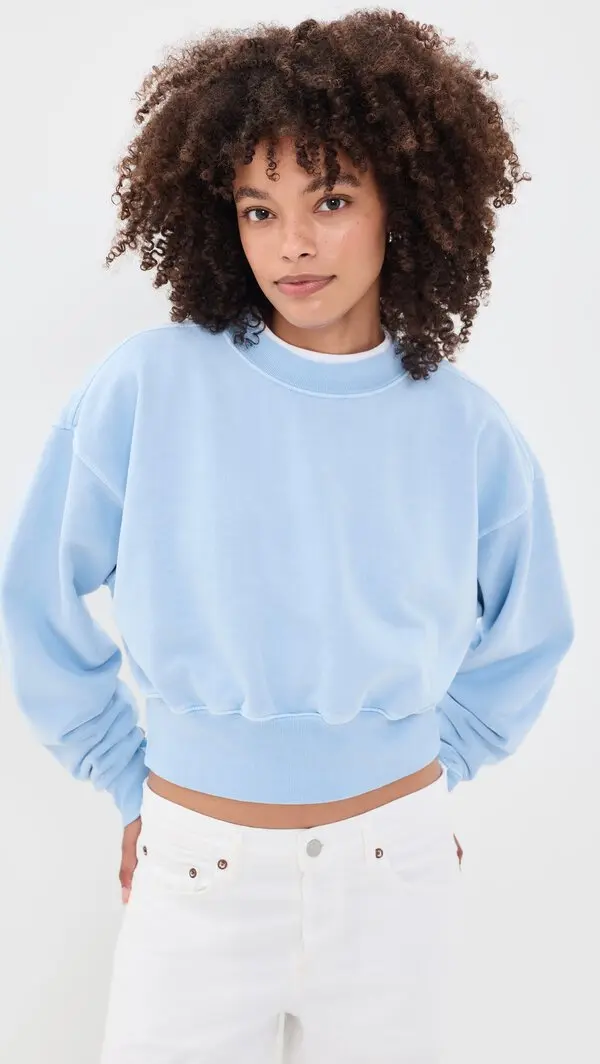 SLVRLAKE Crop Crew Sweatshirt